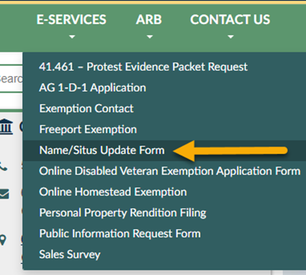Name/Situs Update Form